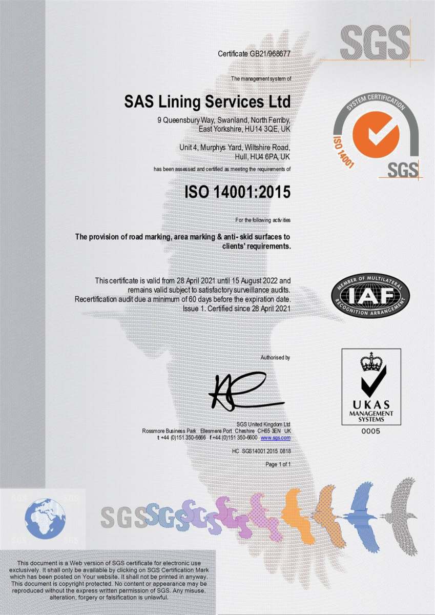 Lining services | SAS Lining Services Ltd